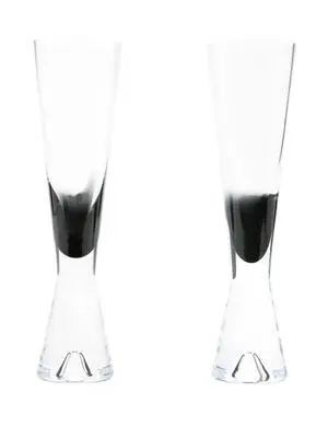 TOM DIXON Tank Champagne Glasses - Black
