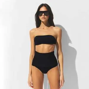 SKIMS Iconic Swim Convertible Bikini Bottom Obsidian