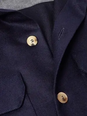 Brunello Cucinelli Brushed Wool-twill Overshirt