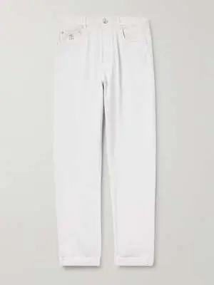 Brunello Cucinelli Slim-fit Jeans - Cream