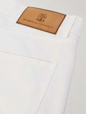 Brunello Cucinelli Slim-fit Jeans - Cream