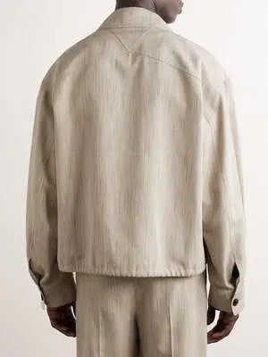 Bottega Veneta Woven Jacket - Neutral