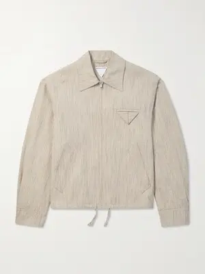 Bottega Veneta Woven Jacket - Neutrals