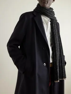 Brunello Cucinelli Ribbed Cashmere Scarf