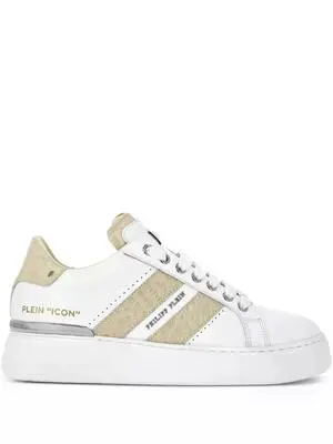 Philipp Plein Leather Platform Sneakers