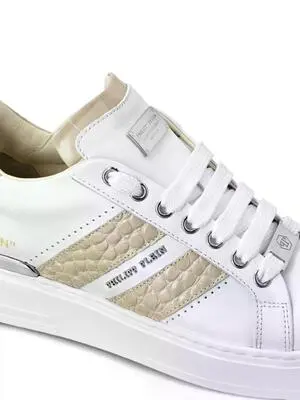 Philipp Plein Leather Platform Sneakers