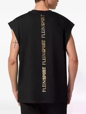 PLEIN SPORT Sleeveless Logo T-shirt