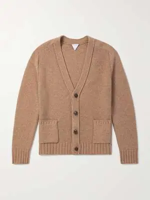 Bottega Veneta Wool Cardigan With Leather Buttons