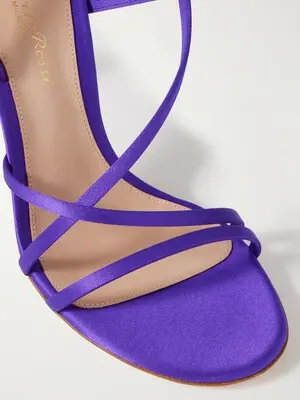 GIANVITO ROSSI 105 Satin Sandals