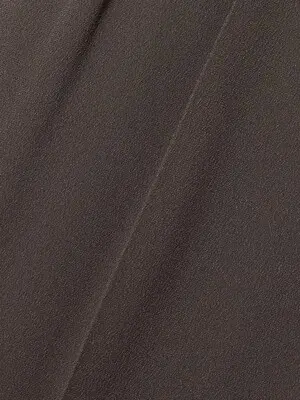 Brunello Cucinelli Cropped Pleated Crepe Pants