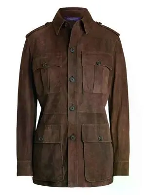 Ralph Lauren Suede Military Jacket