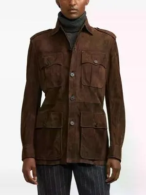 Ralph Lauren Suede Military Jacket