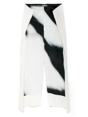 Issey Miyake Shadow Study Pleated Trousers - White