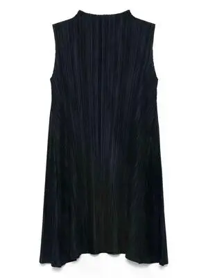 Issey Miyake Pleated Tunic - Blue
