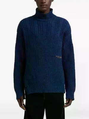 Marni Ribbed Turtleneck Sweater
