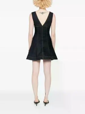 SELF-PORTRAIT Denim Mini Dress