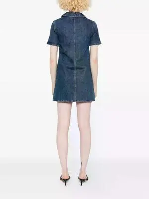 SELF-PORTRAIT Denim Mini Dress