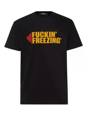Dsquared2 Cool Fit Slogan T-shirt - Black