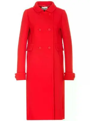 Miu Miu Double-breasted Midi Coat