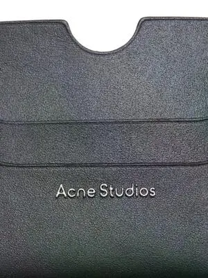Acne Studios Leather Card Holder - Black