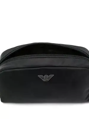 Emporio Armani Logo-plaque Wash Bag