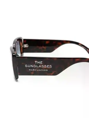 Marc Jacobs Rectangle-frame Sunglasses - Brown