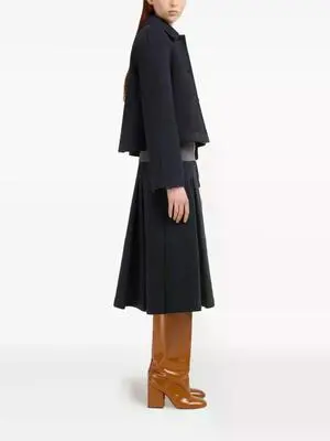 Marni Two-tone Knitted Top With Contrast Collar