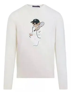 Ralph Lauren Purple Label Crew Neck Sweater - Neutrals