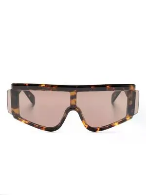 RETROSUPERFUTURE Geometric Sunglasses - Brown