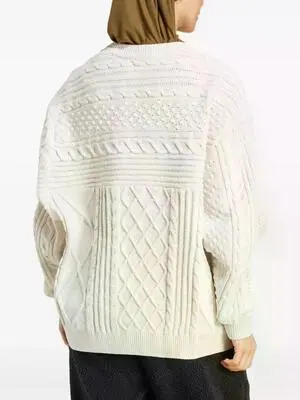 Adidas Cable-knit Pullover Sweater