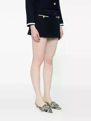 SELF-PORTRAIT Tweed Skorts - Blue