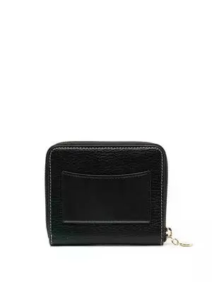 Stella McCartney Logo-print Detail Zipped Wallet - Black