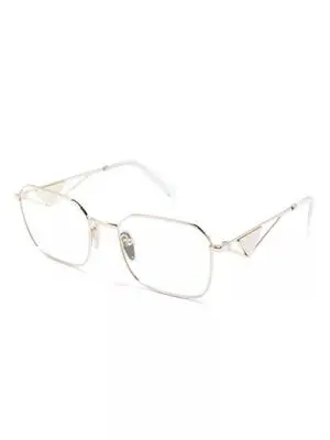 Prada Triangle-logo Square-frame Glasses