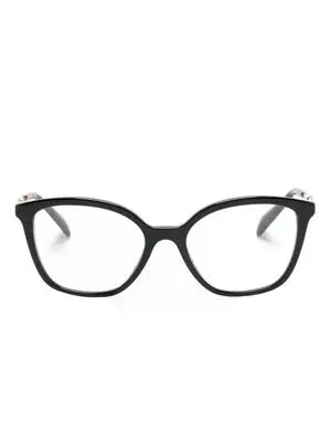 Prada Cat-eye Frame Eyeglasses - Black