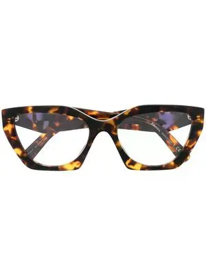 Prada Square-frame Eyeglasses - Brown
