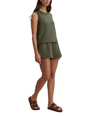 Varley Shea Cropped Tank Top - Thyme