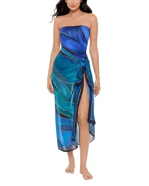 Miraclesuit Maldiva Pareo Swim Cover-up - Blue Multi