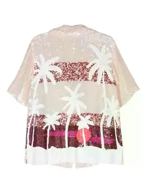 P.a.r.o.s.h Palms Sequined Shirt
