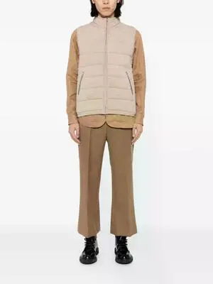 N.peal Quilted Gilet - Neutrals