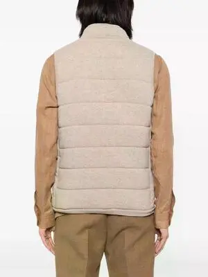 N.peal Quilted Gilet - Neutrals