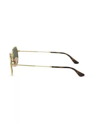 Ray-ban Geometric Frame Sunglasses - Gold