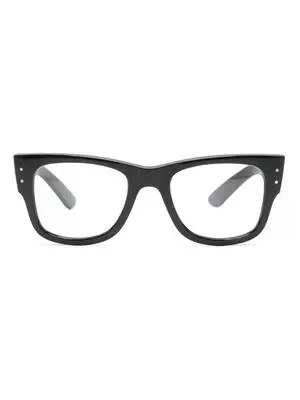 Ray-ban Mega Wayfarer Square-frame Eyeglasses - Black