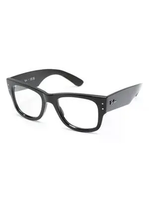 Ray-ban Mega Wayfarer Square-frame Eyeglasses - Black