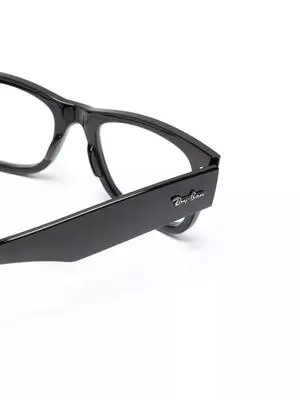 Ray-ban Mega Wayfarer Square-frame Eyeglasses - Black