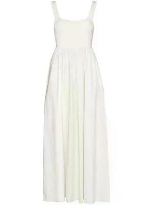 Matteau Square-neck Maxi Dress - Neutrals