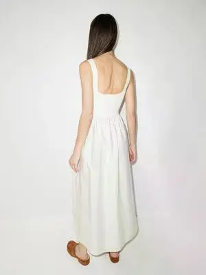 Matteau Square-neck Maxi Dress - Neutrals
