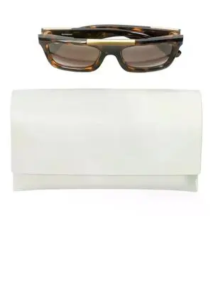 Burberry Rectangle-frame Sunglasses - Brown