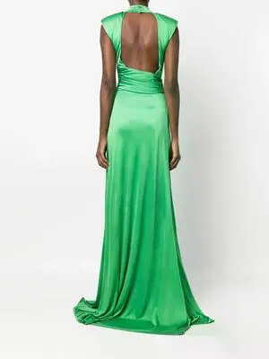 Philipp Plein Ruched-detail Gown