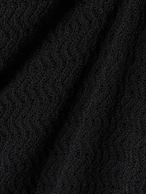 Victoria Beckham Pointelle-knit Polo Shirt