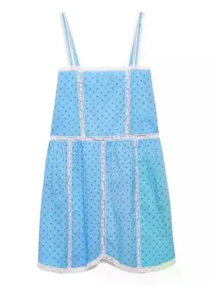 Prada Logo-embroidered Mini Dress